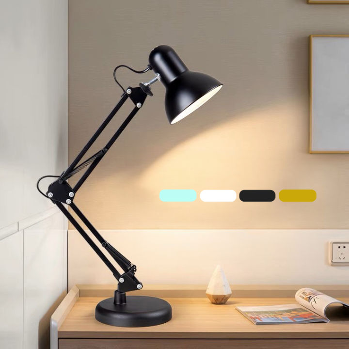 โคมไฟตั้งโต๊ะ โคมไฟอ่านหนังสือ ปรับระดับได้รอบทิศทาง Table Lamps โคมไฟ ...