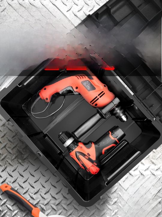 Industrial Grade Large Green Forest Tool Box Storage Case Handheld ...