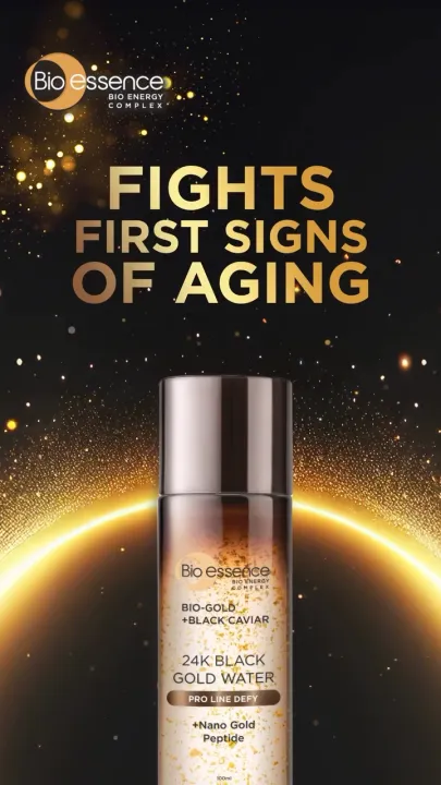 [Mid-Month Exclusive] Bio-essence 24K Black Gold Skin Rejuvenation Set ...
