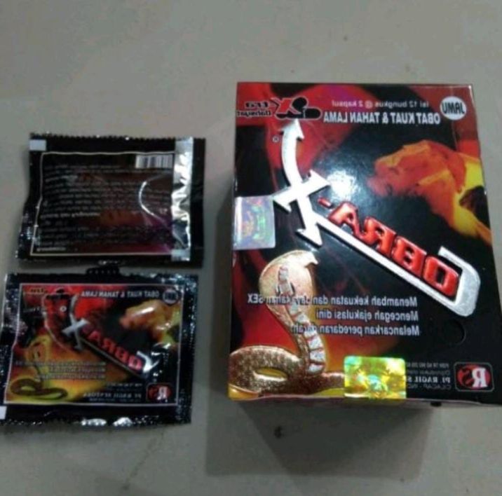 kapsul raja kuat ranjang cobra x paling jossz 100% original tahan lama stamina pria dasyat ...