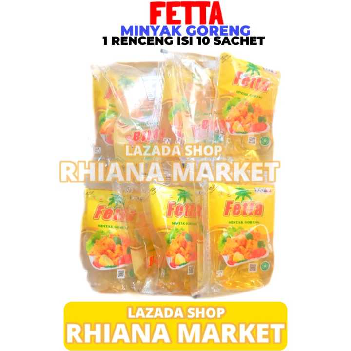Minyak Goreng Fetta 50ml 1 Renceng Isi 10 Sachet | Lazada Indonesia