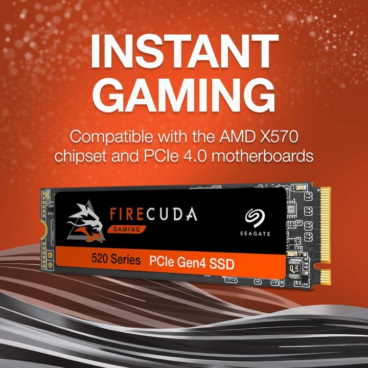 Seagate Firecuda 520 1TB 2TB Performance Internal Solid State Drive SSD ...