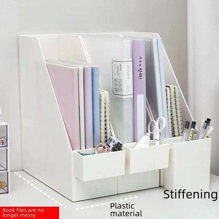 Office Desk Organizer Box Student Book Desk Storage Container ...