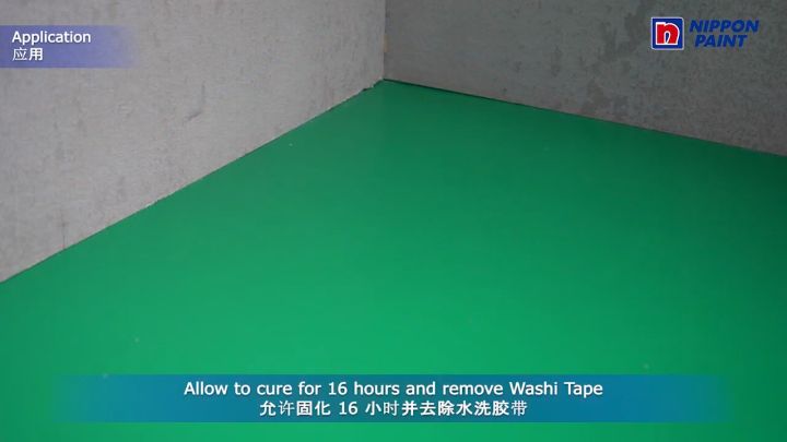 Nippon Paint EA7 epoxy floor paint / Cat lantai rumah / Cat lantai ...