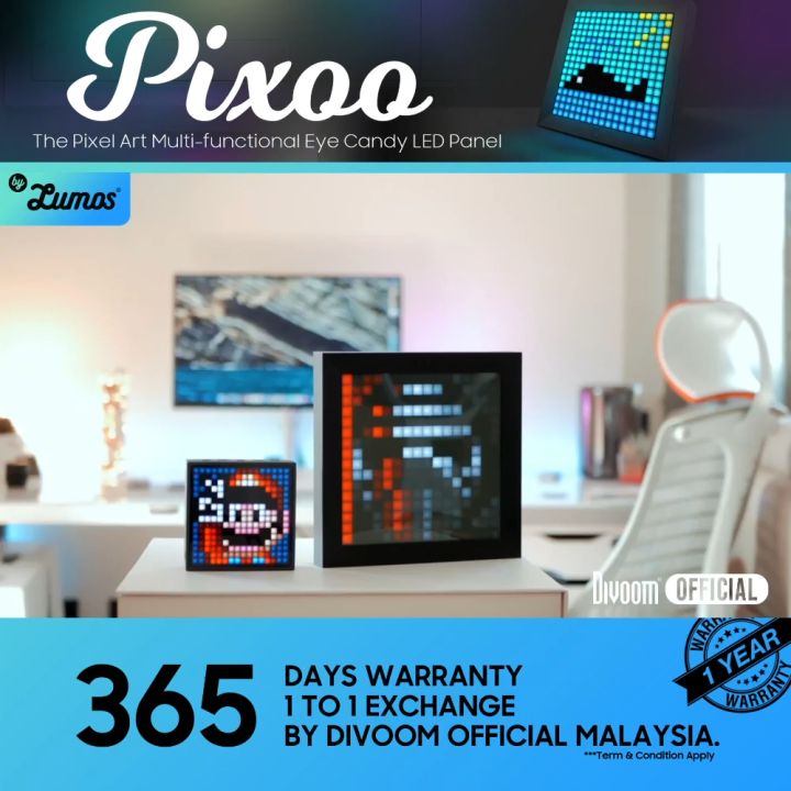Divoom Pixoo - Pixel Art Frame | Lazada