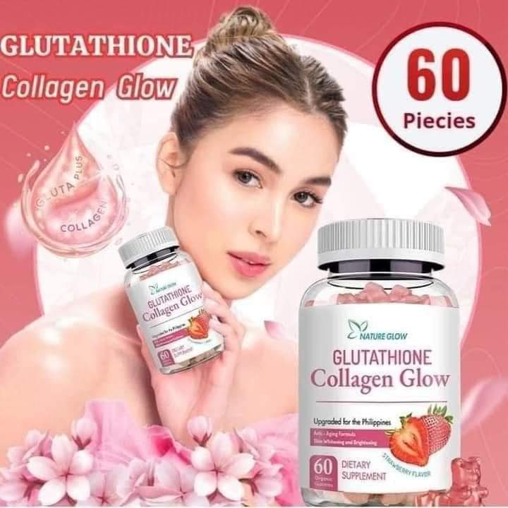 nature glow glutathione Collagen glow strawberry | Lazada