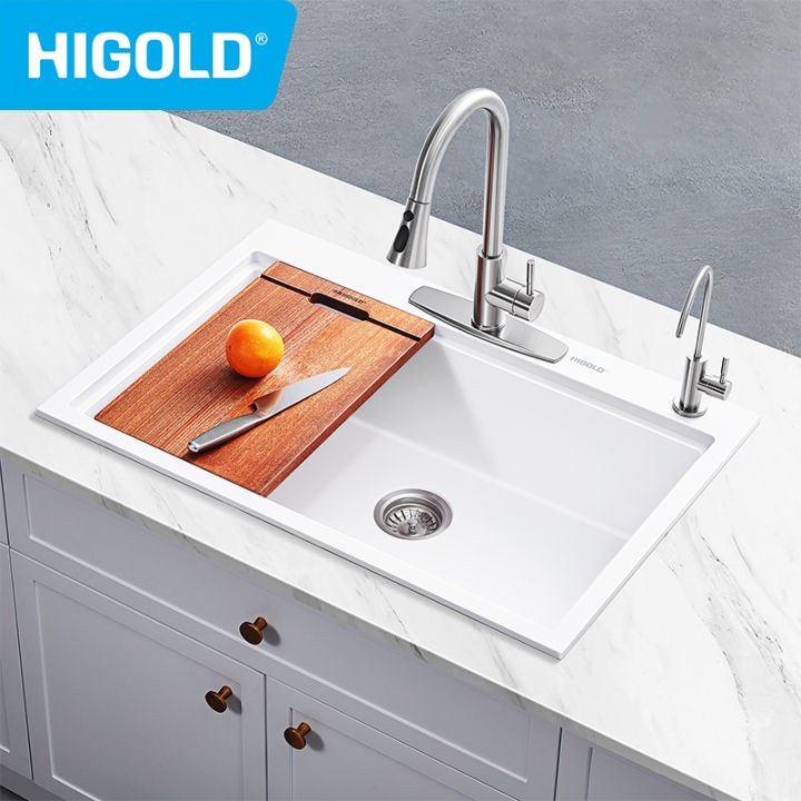 HIGOLD 840mm Kitchen Sink American Home Kitchen Sink Big Size Singe ...