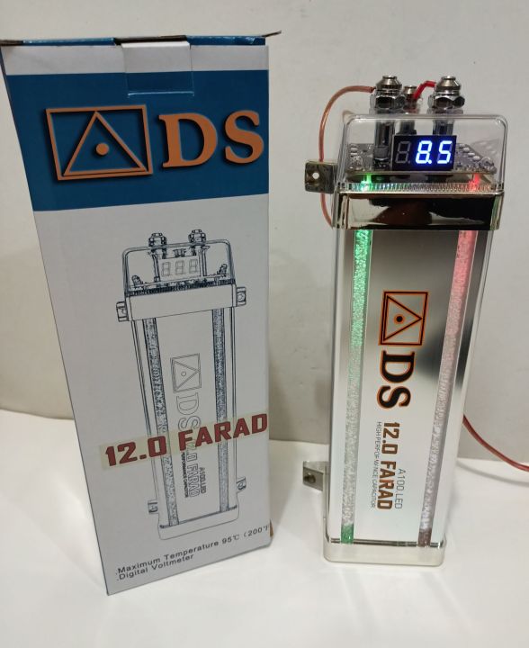 kapasitor bank ADS A 100 12.0farad LED power kapasitor DC 12 volt ...