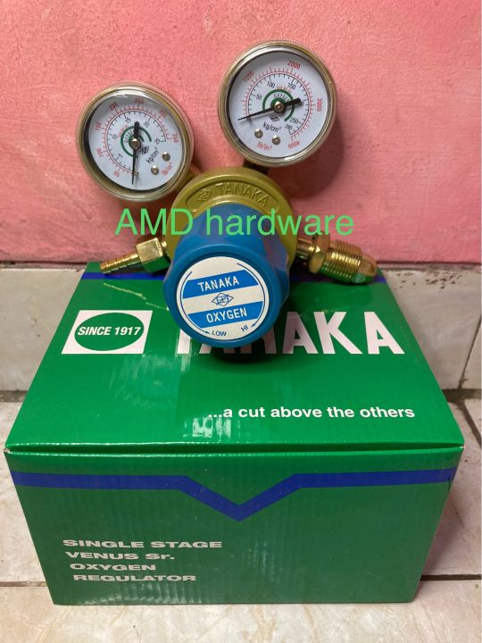 ORIGINAL TANAKA JAPAN REGULATOR OXYGEN / LPG / Acyteline Utk TABUNG MESIN LAS MIG OKSIGEN ...