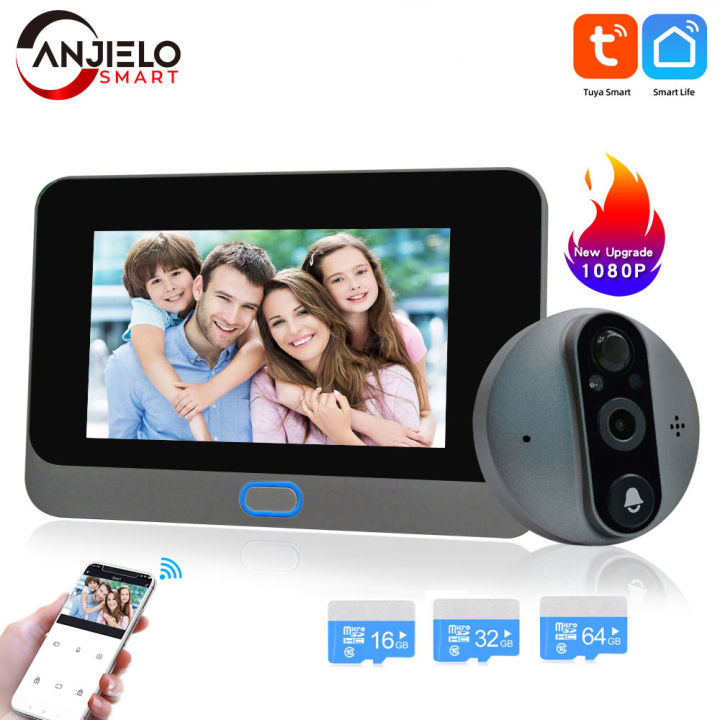 New 1080P WiFi Wireless Video Intercom For Home Doorbell Tuya Video ...