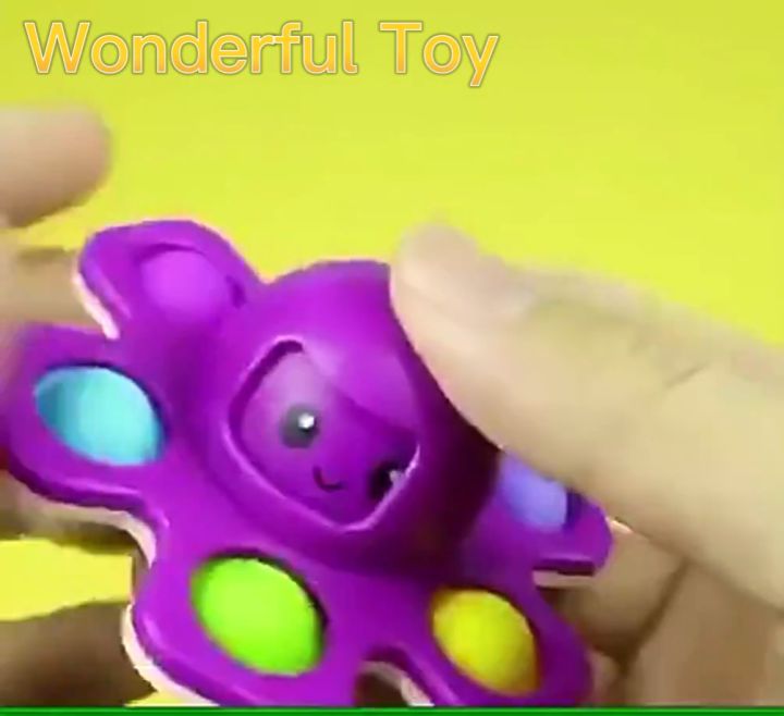Kissdora Octopus Pop It Fingertip Spinner Toys for children to ...