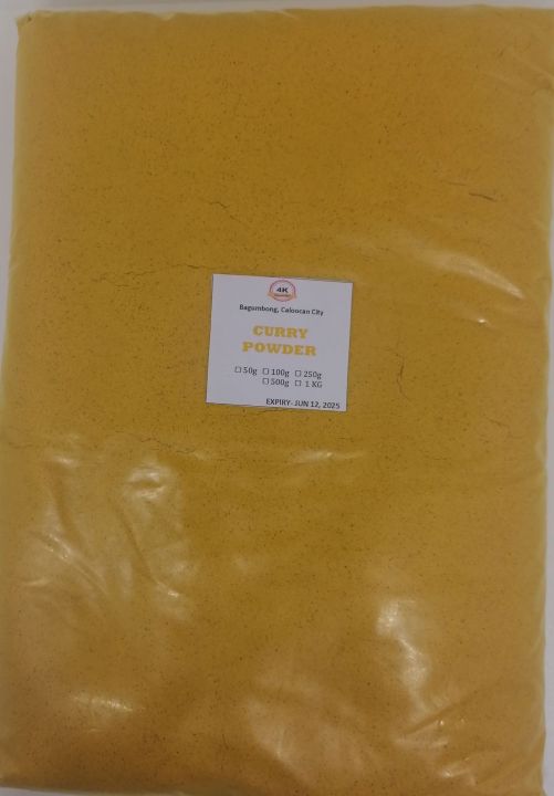 Curry Powder 50g, 100g, 250g, 500g, 1KG | Lazada PH