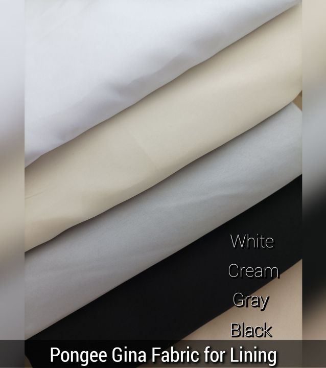 Pongee Geena Gina Fabric for Lining Sold per Yard 36inches PLAIN ...