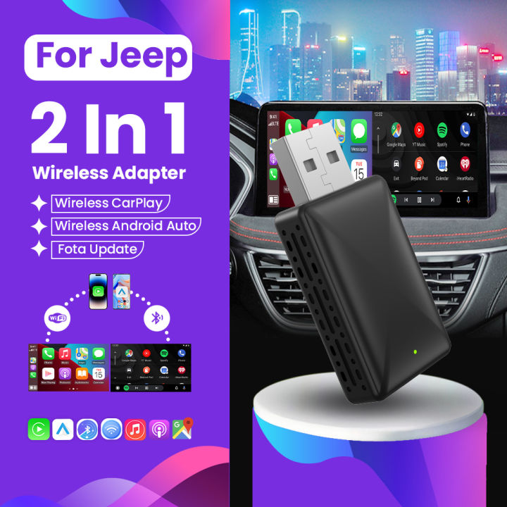 Wireless Android Auto Adapter Carplay Wireless Smart Bluetooth Dongle ...