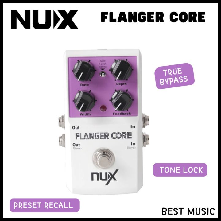 เอฟเฟคกีต้าร์ไฟฟ้า NUX FLANGER CORE (Flanger) | Lazada.co.th