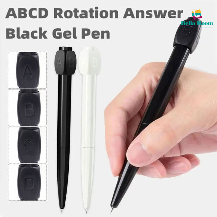 ABCD Answer Pen Decompression Rotary Neutral Pen Meeting Ballpoint Pen ...