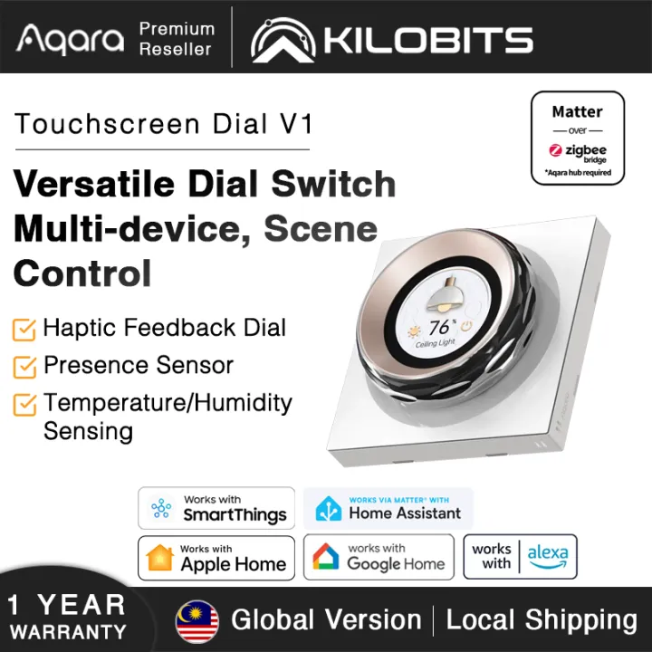Aqara Touchscreen Dial V1 EU 2 Electrical Switches & 6 Wireless ...