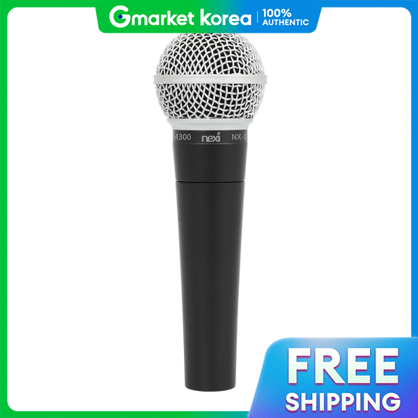 Nexi Dynamic Vocal Microphone, Super-Directional, High Sensitivity ...