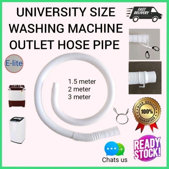 Universal Size Washing Machine Outlet Hose Pipe | Lazada