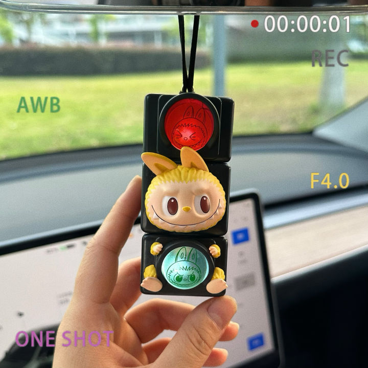 Labubu Invisible Series Car Hanging Ornament Bubble Monster Special Car ...
