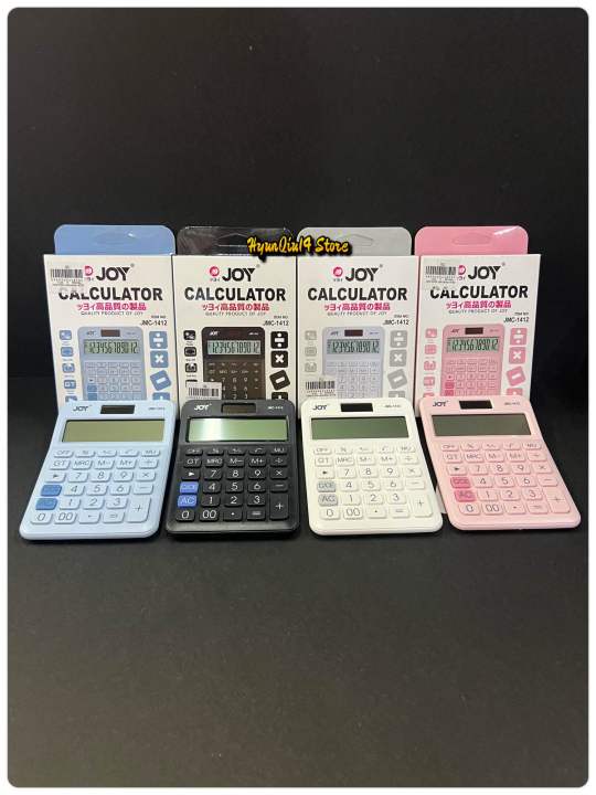 Joy calculator * 12 digits dual power Big display JMC-1412 Quality product of joy | Lazada PH