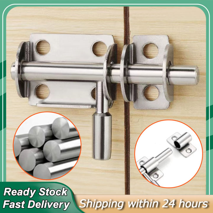 【in stock】Slide Bolt Gate Latch Stainless Steel Barrel Bolt Gate Latch ...