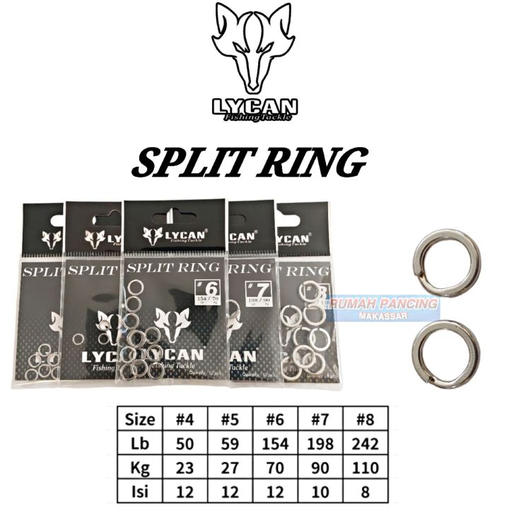 LYCAN Split Ring Pancing | Lazada Indonesia