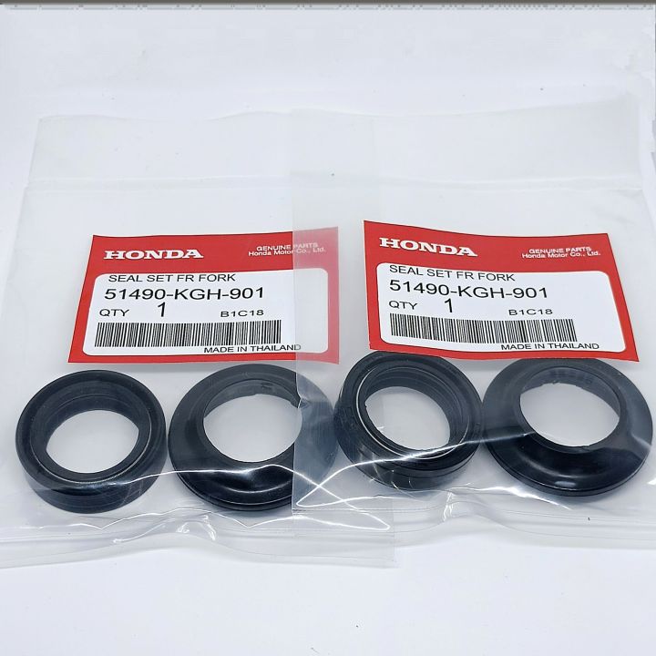 Honda Wave 100 & 125 Front Shock Absorber Oil & Dust Seal Set - Genuine ...
