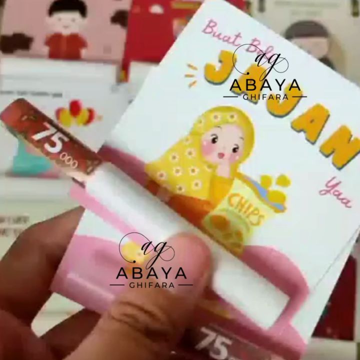 Amplop Lebaran Sedotan 1 Pack isi 10 Pcs - Amplop Ampau - Ampo - Angpao ...