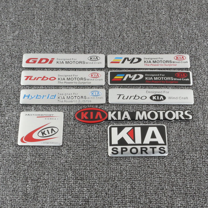 Kia K3 K45 FX3 Metal Car Decal Side Tail Sticker Modification Body ...