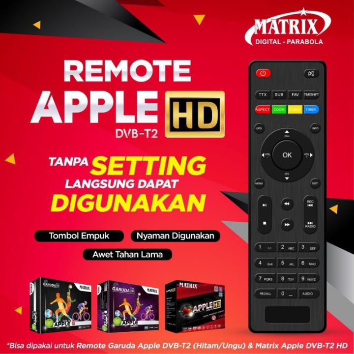 Promo REMOTE STB Matrix DVB T2 remot set top box original pabrik ...