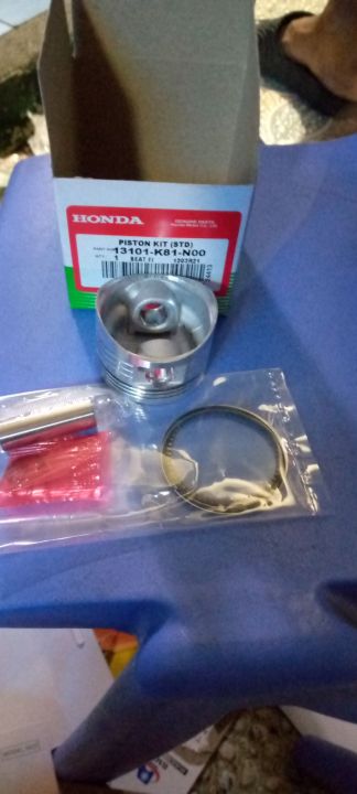 honda genuine beat fi/scoopy fi piston kit (std) | Lazada PH