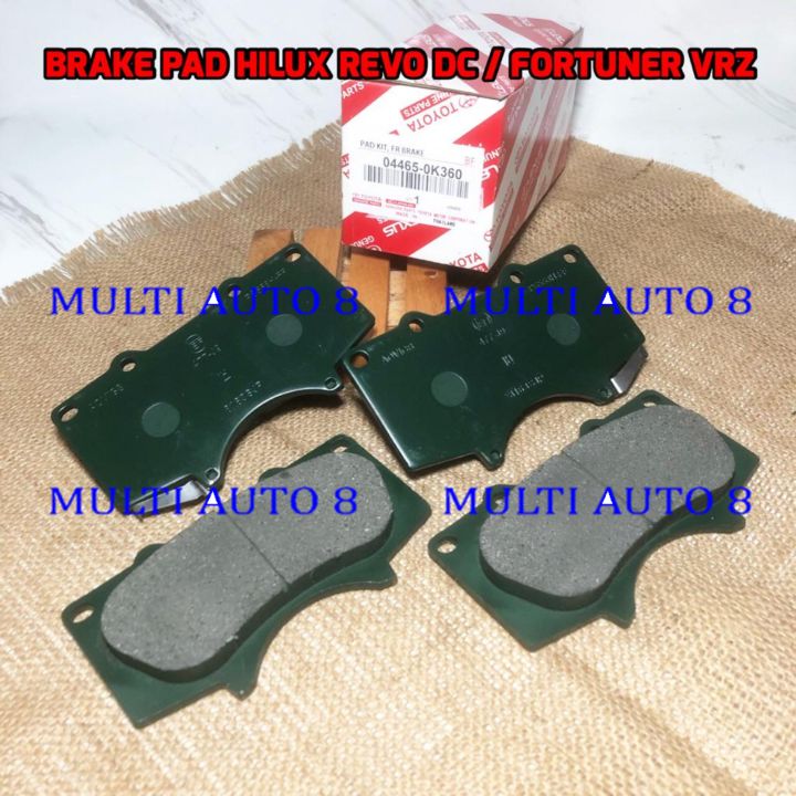 BRAKE PAD HILUX REVO DOUBLE CABIN - KAMPAS REM DEPAN FORTUNER VRZ SRZ ...
