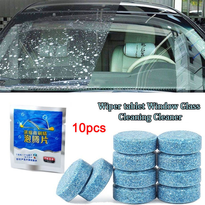 10pcs Car Windshield Glass Cleaner Tablet Car Solid Wiper Window ...