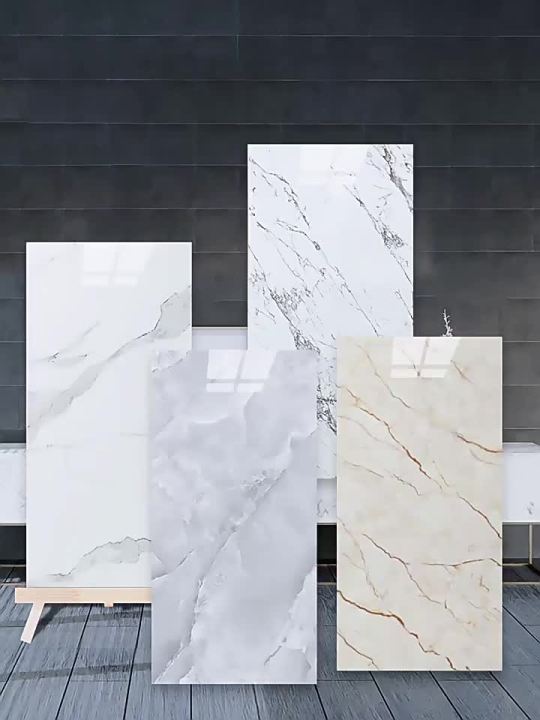 Pelekat Dinding Marmar Jubin Tiruan Tebal Rentas Sempadan 40x80 Pelekat ...