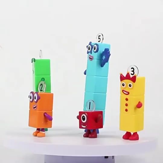 5Pcs/Set Numberblocks Building Blocks Set Creative Math Digital Brick ...