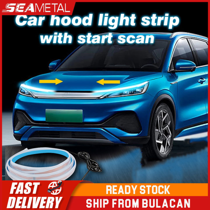 SEAMETAL ไฟเดย์ไลท์รถยนต์ 12V ไฟแต่งในรถยนต์ ไฟติดฝากระโปรง car daytime ...