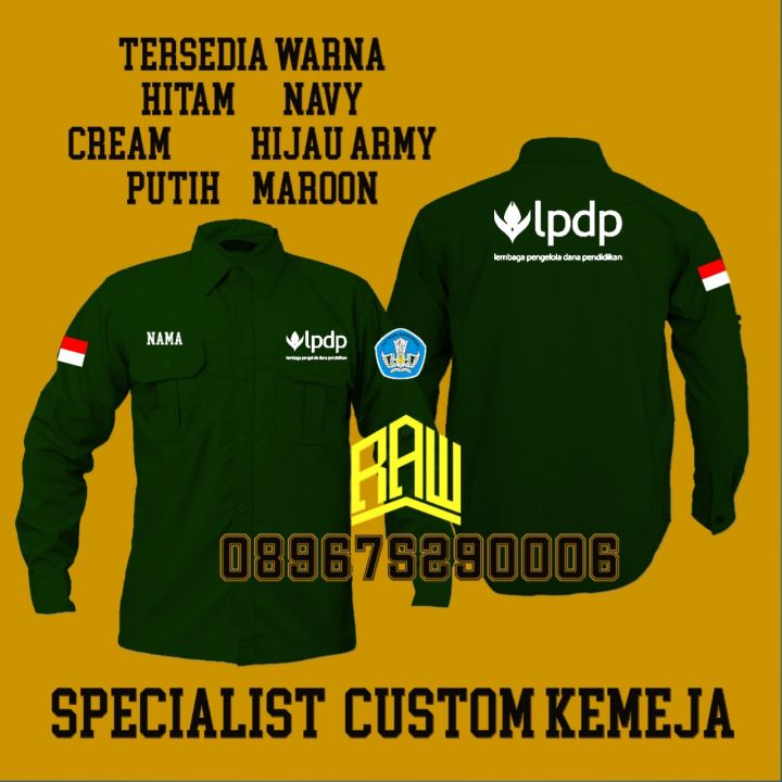 KEMEJA SERAGAM LPDP | Lazada Indonesia