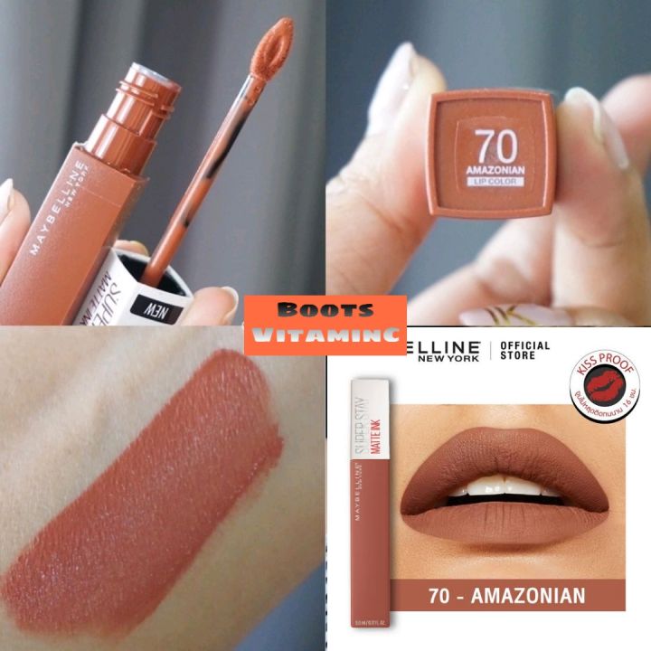 Maybelline Super Stay Matte Ink สีเบอร์ 70 #Amazonian | Lazada.co.th
