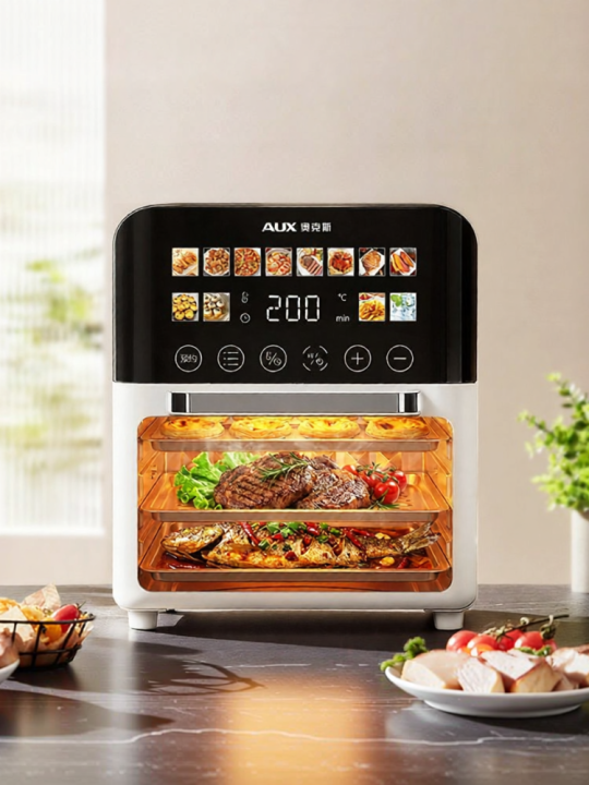 AUX | Nồi Chiên Không Dầu Đa Năng Có Thể Xem Không Cần Lật | Lazada.vn