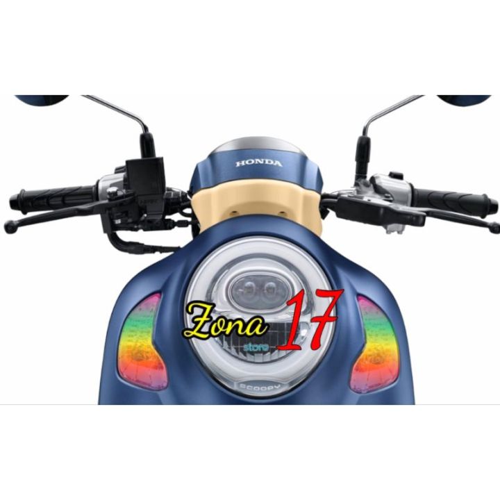 STICKER SEIN DEPAN BELAKANG MOTOR SCOOPY | Lazada Indonesia