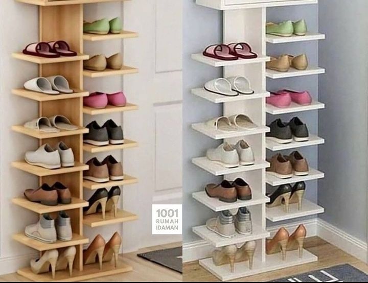 Rak Sepatu Kayu Susun Serbaguna | Lazada Indonesia