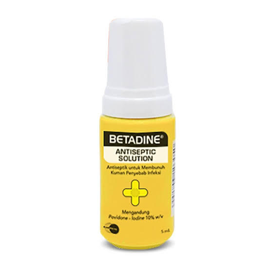 [Per Botol] Betadine Solution 5 ml - Antiseptik Luka | Lazada Indonesia