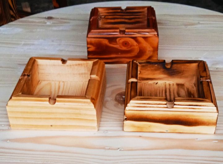 Asbak rokok unik Asbak kayu jati belanda | Lazada Indonesia