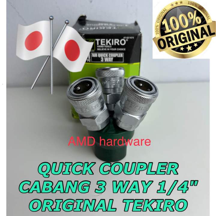 Quick Coupler Double & Triple Cabang 2-3 Way SF20 PF20 Connector Ke ...