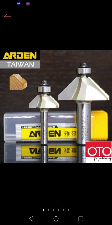 ARDEN 45 DEGREE CHAMFER ARDEN ROUTER BIT | Lazada