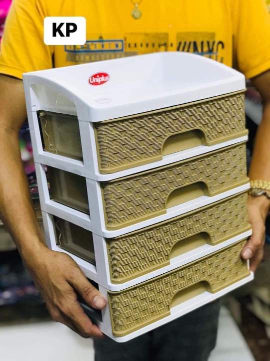 Mini Drawer School Supplies Storage 4Layer Office Drawer Tool Box ...