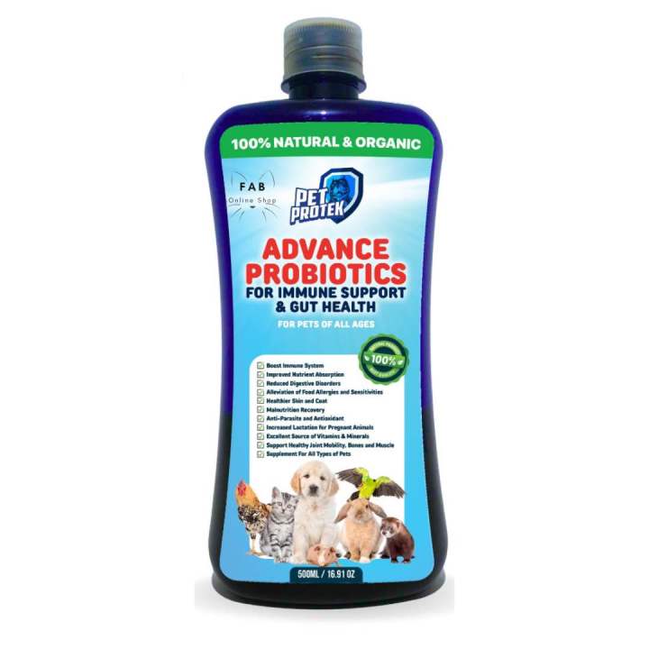 500ml PET PROTEK - Advanced Probiotics + Prebiotics + Multivitamins for ...