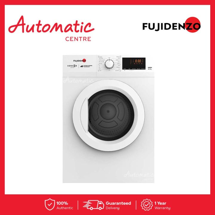 Fujidenzo DRI-801 WG 8kg Front Load Electric Dryer with Sensor Drying ...