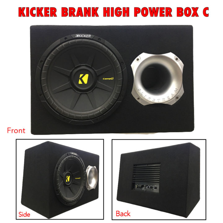 CAOS 12 Inch Kicker CompC 4ohm 600W Max Speaker Subwoofer High Power ...